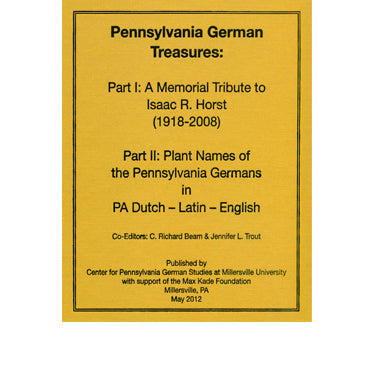 Pennsylvania German Treasures: edited by C. Richard Beam and Jennifer L ...
