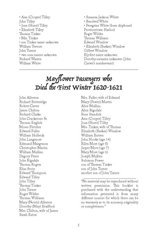 Mayflower Compact Signers, 1620-2020 (400th Anniversary Limited Edition ...