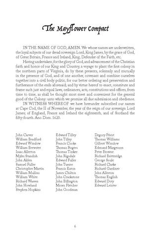 Mayflower Compact Signers, 1620-2020 (400th Anniversary Limited Edition ...